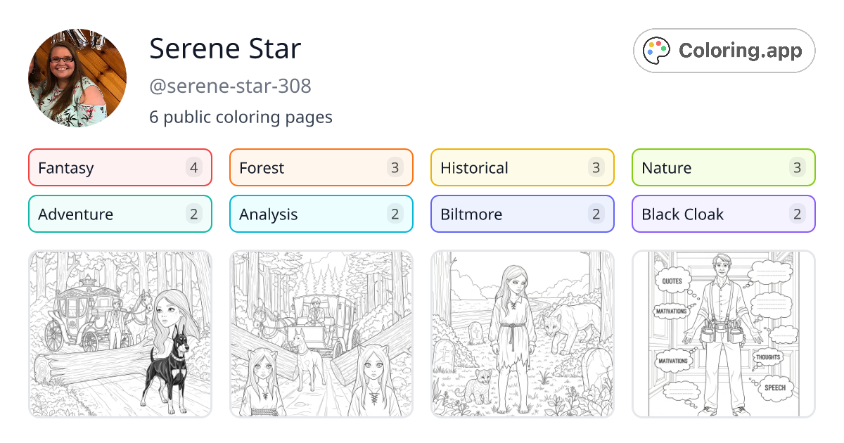 Serene Star (@serene-star-308) • Coloring.app