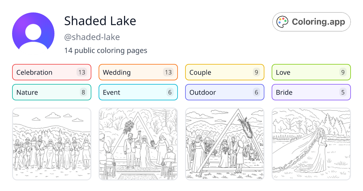 Shaded Lake (@shaded-lake) • Coloring.app