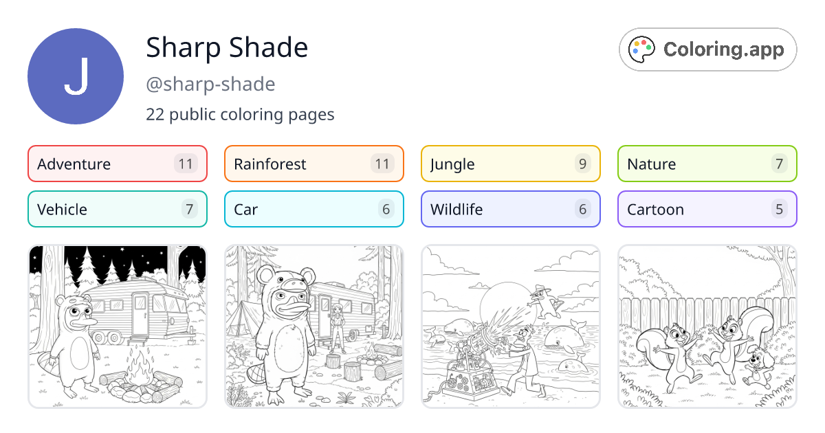 Sharp Shade (@sharp-shade) • Coloring.app
