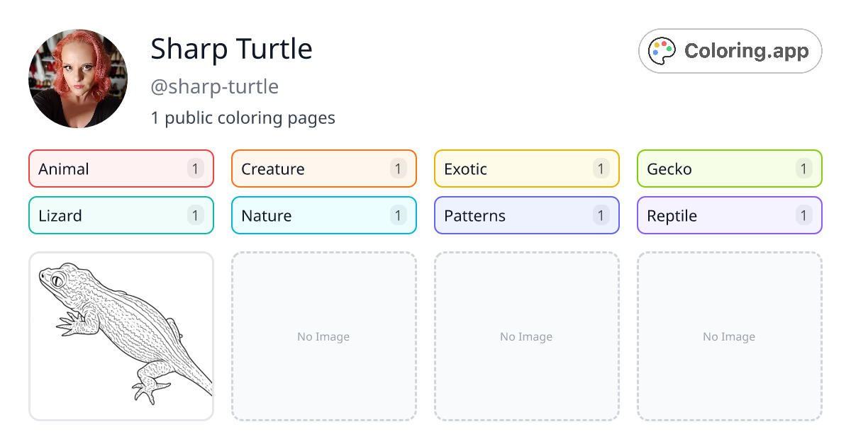 Sharp Turtle (@sharp-turtle) • Coloring.app