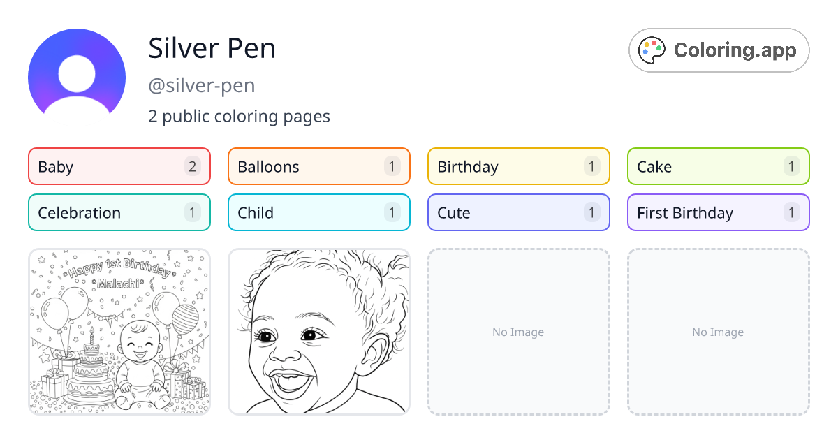 Silver Pen (@silver-pen) • Coloring.app