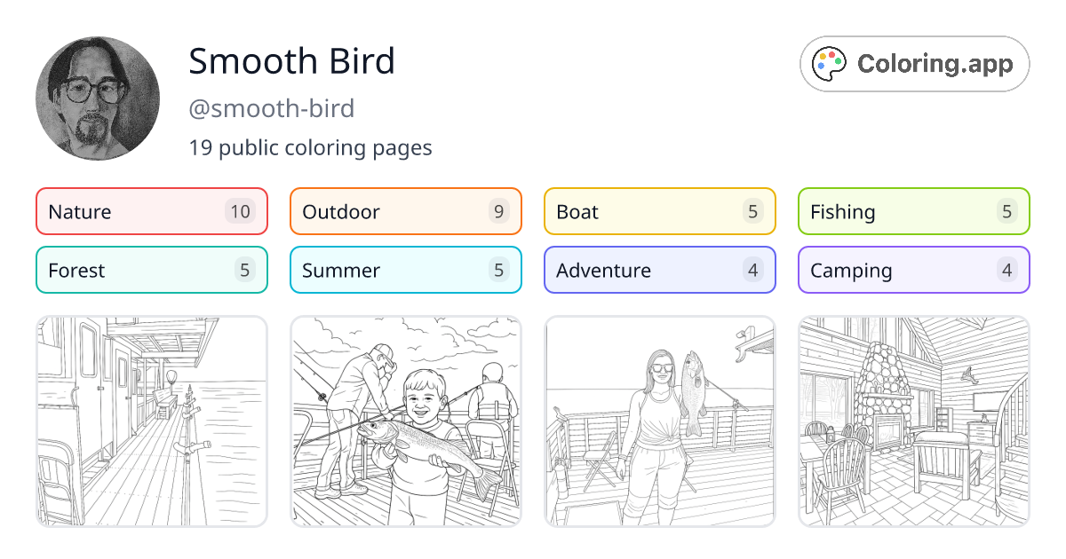 Smooth Bird (@smooth-bird) • Coloring.app