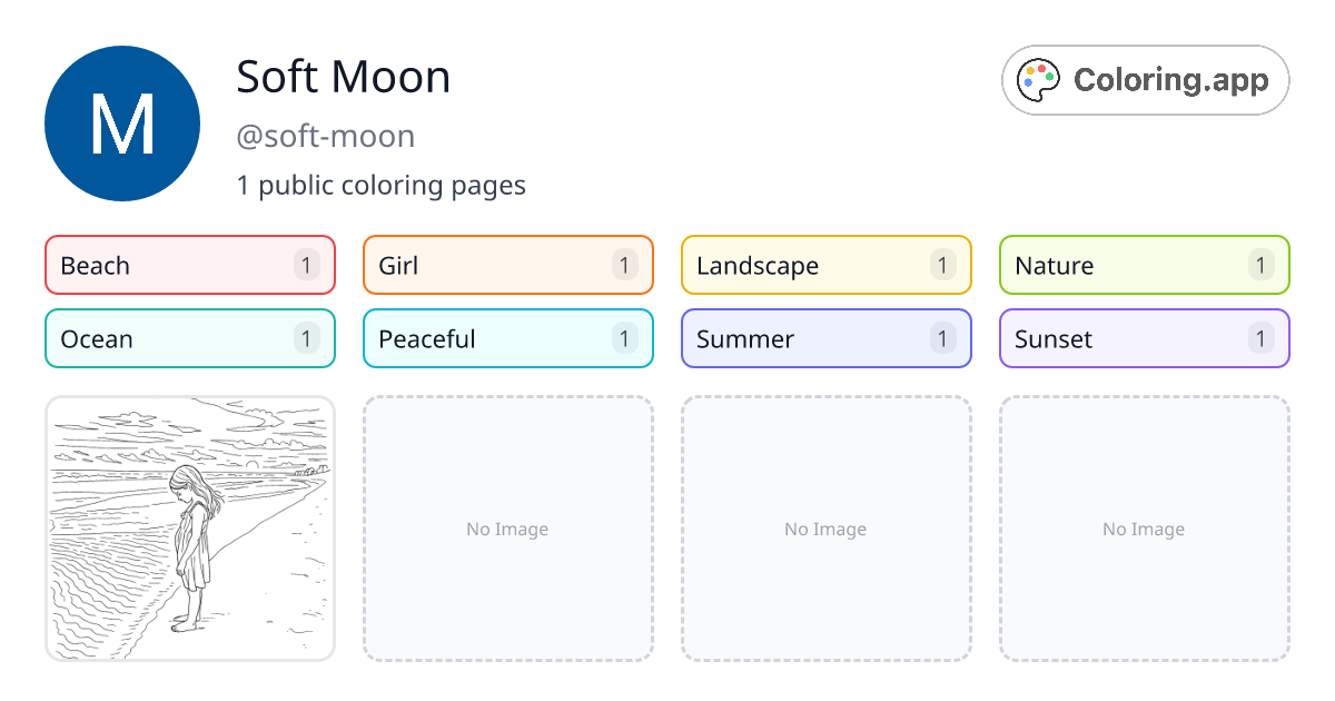 Soft Moon (@soft-moon) • Coloring.app