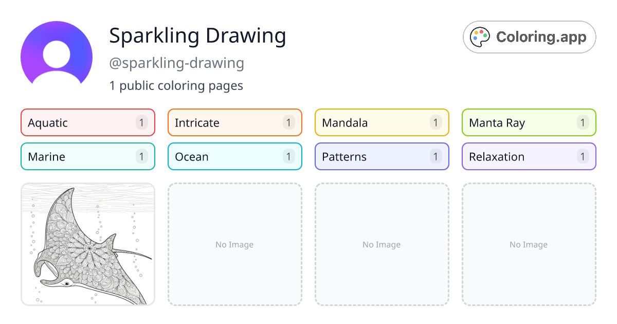 Sparkling Drawing (@sparkling-drawing) • Coloring.app