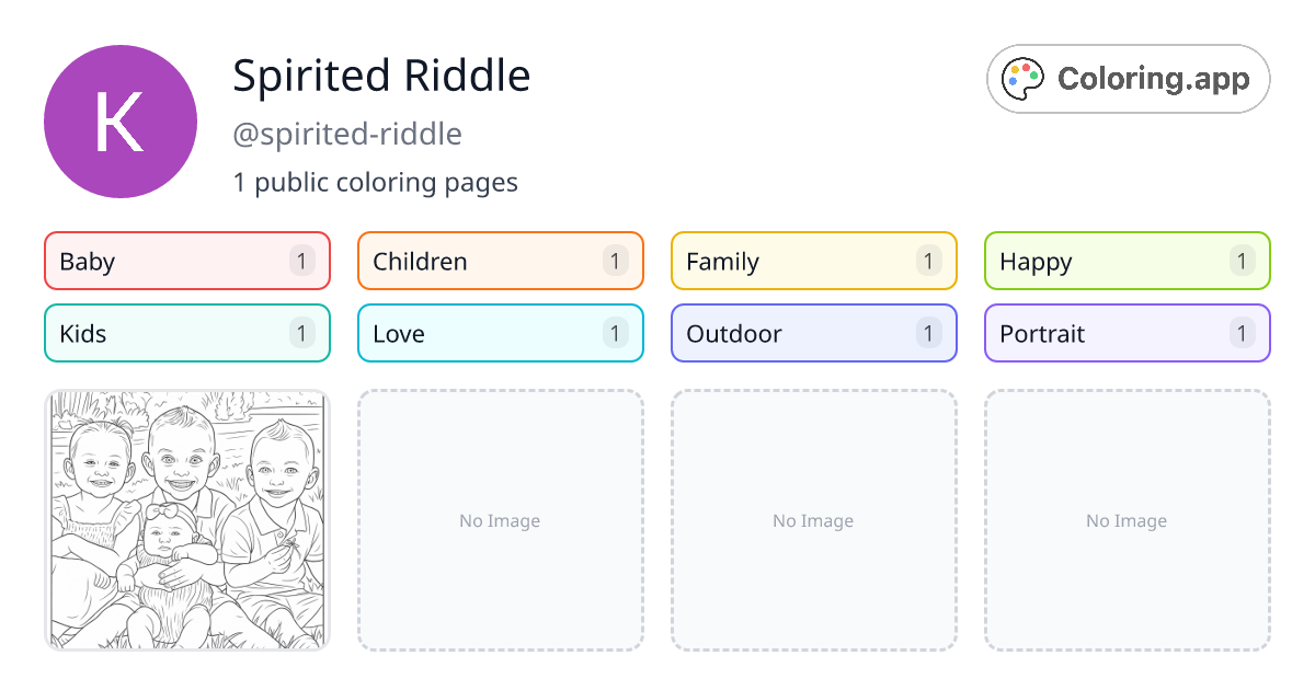 Spirited Riddle (@spirited-riddle) • Coloring.app