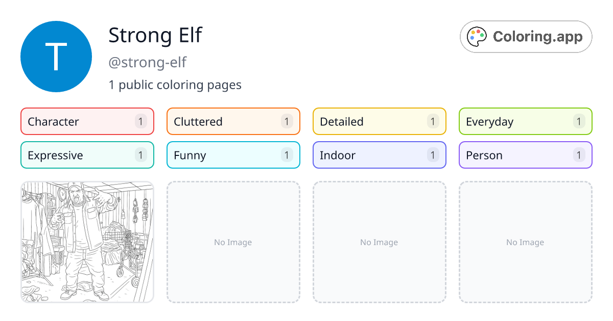 Strong Elf (@strong-elf) • Coloring.app