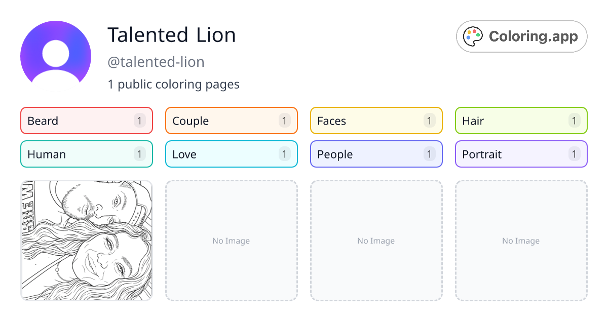 Talented Lion (@talented-lion) • Coloring.app