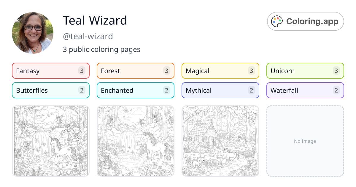 Teal Wizard (@teal-wizard) • Coloring.app