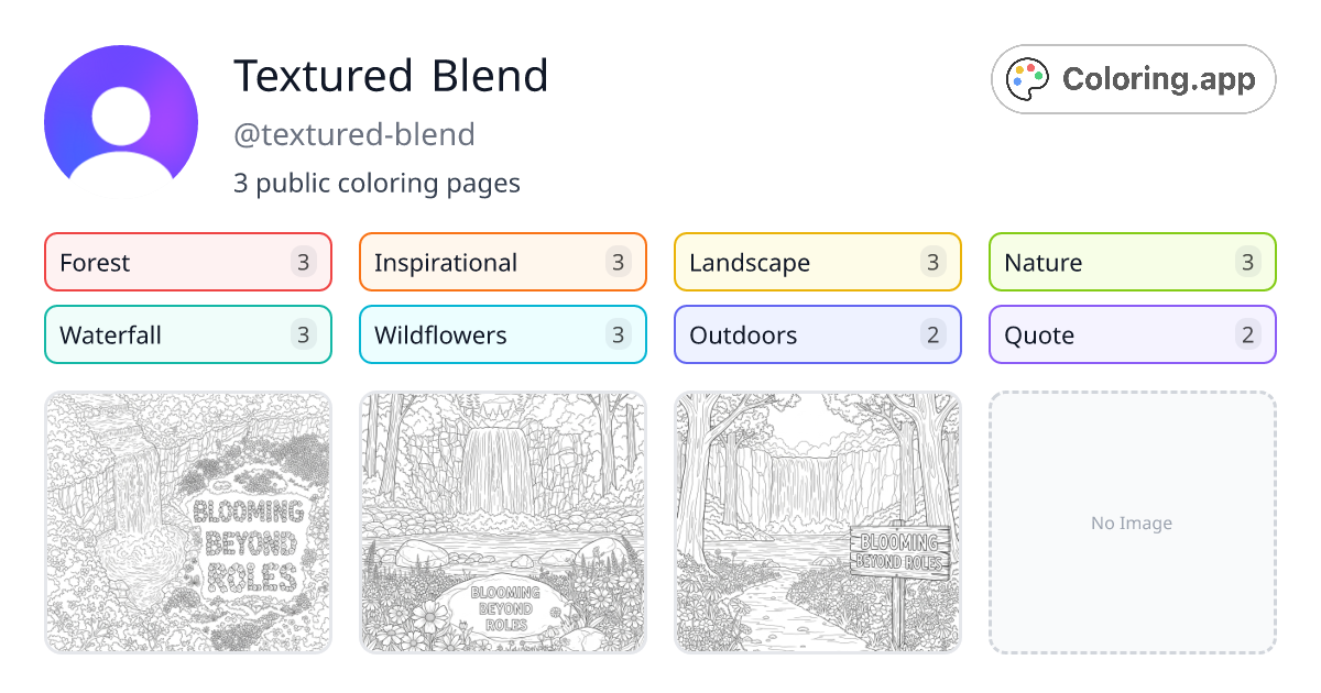 Textured Blend (@textured-blend) • Coloring.app