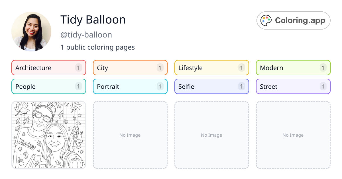 Tidy Balloon (@tidy-balloon) • Coloring.app
