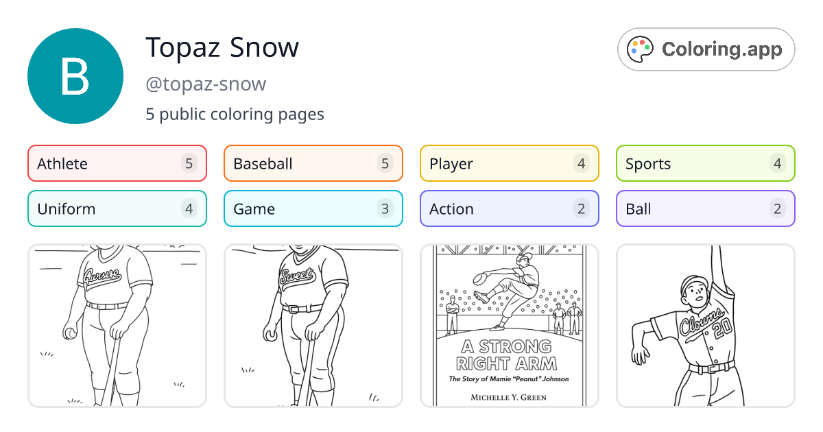 Topaz Snow (@topaz-snow) • Coloring.app