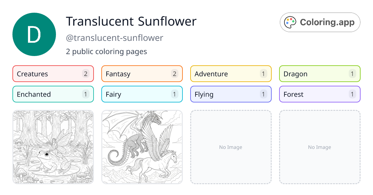 Translucent Sunflower (@translucent-sunflower) • Coloring.app