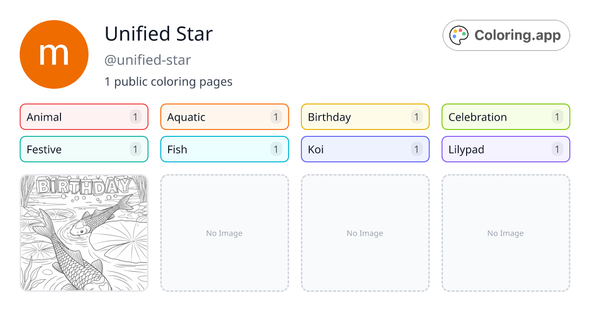 Unified Star (@unified-star) • Coloring.app