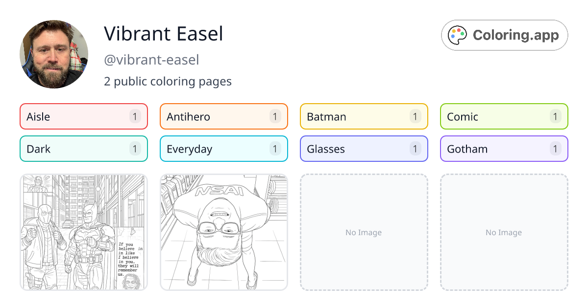 Vibrant Easel (@vibrant-easel) • Coloring.app