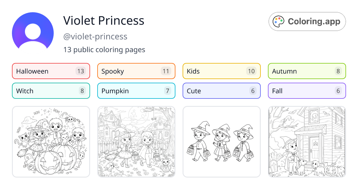 Violet Princess (@violet-princess) • Coloring.app