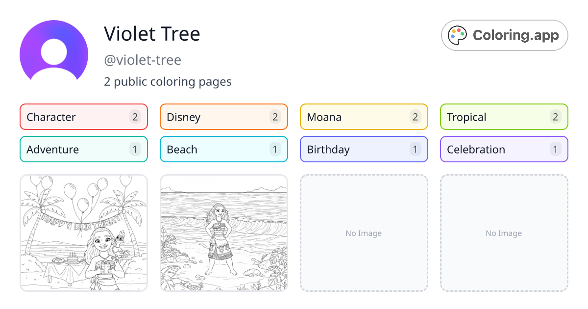 Violet Tree (@violet-tree) • Coloring.app