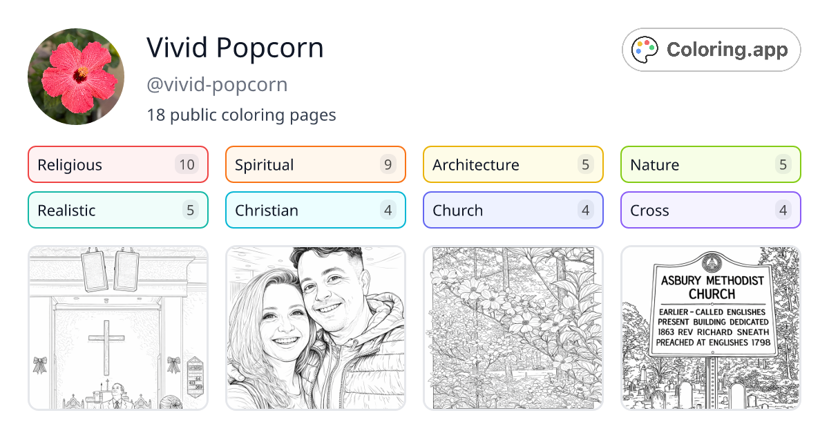 Vivid Popcorn (@vivid-popcorn) • Coloring.app