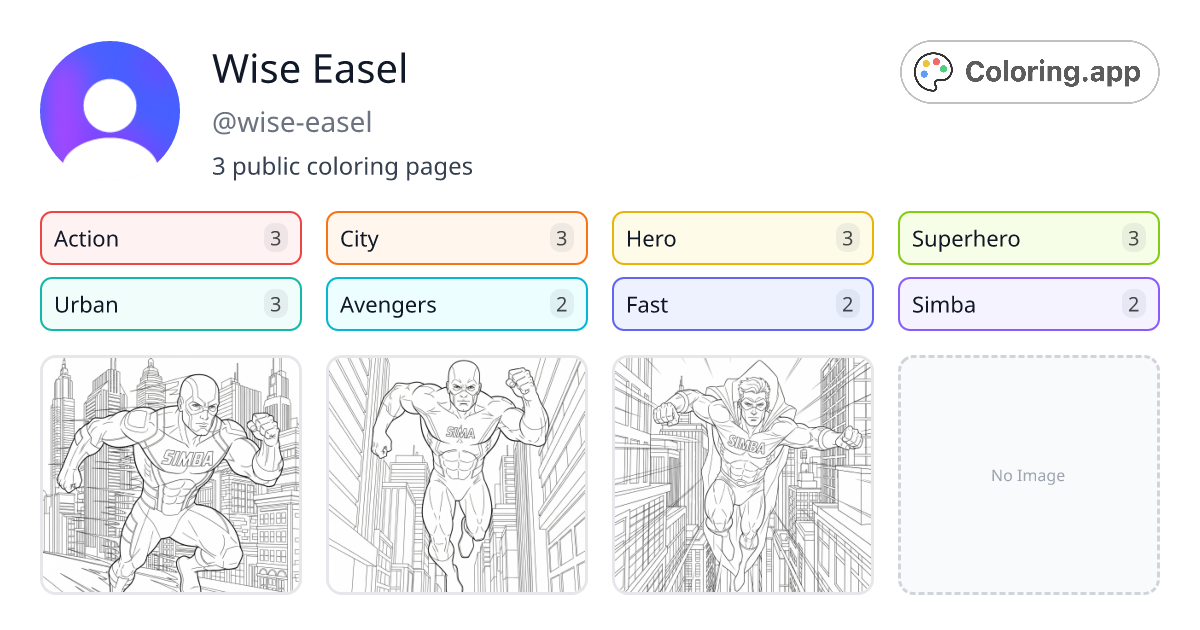Wise Easel (@wise-easel) • Coloring.app