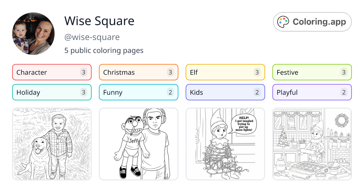 Wise Square (@wise-square) • Coloring.app