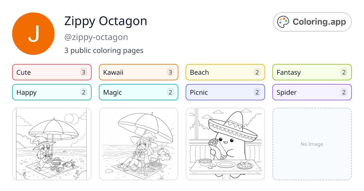 Zippy Octagon (@zippy-octagon) • Coloring.app